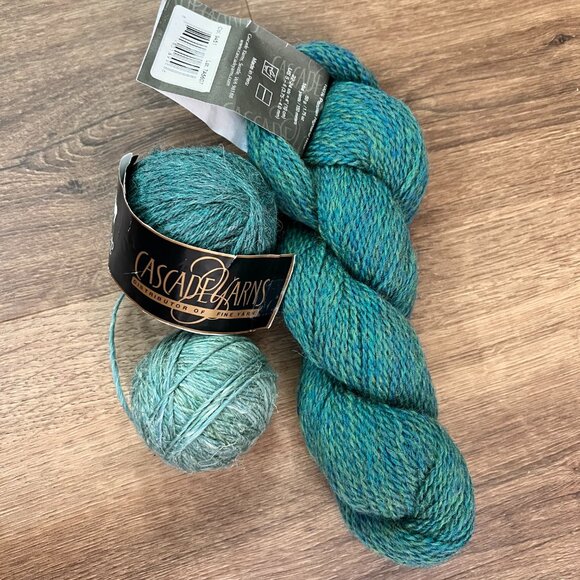 peruvian wool yarn | Art | Superfine Alpaca Peruvian Wool Teal Natural ...